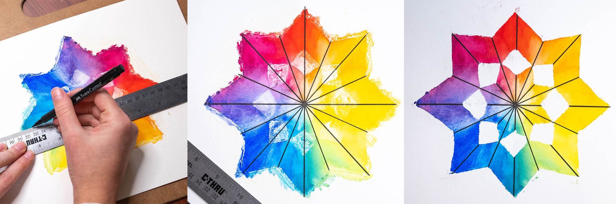 Make a Creative Color Wheel Design from Scratch – Camera and a Canvas